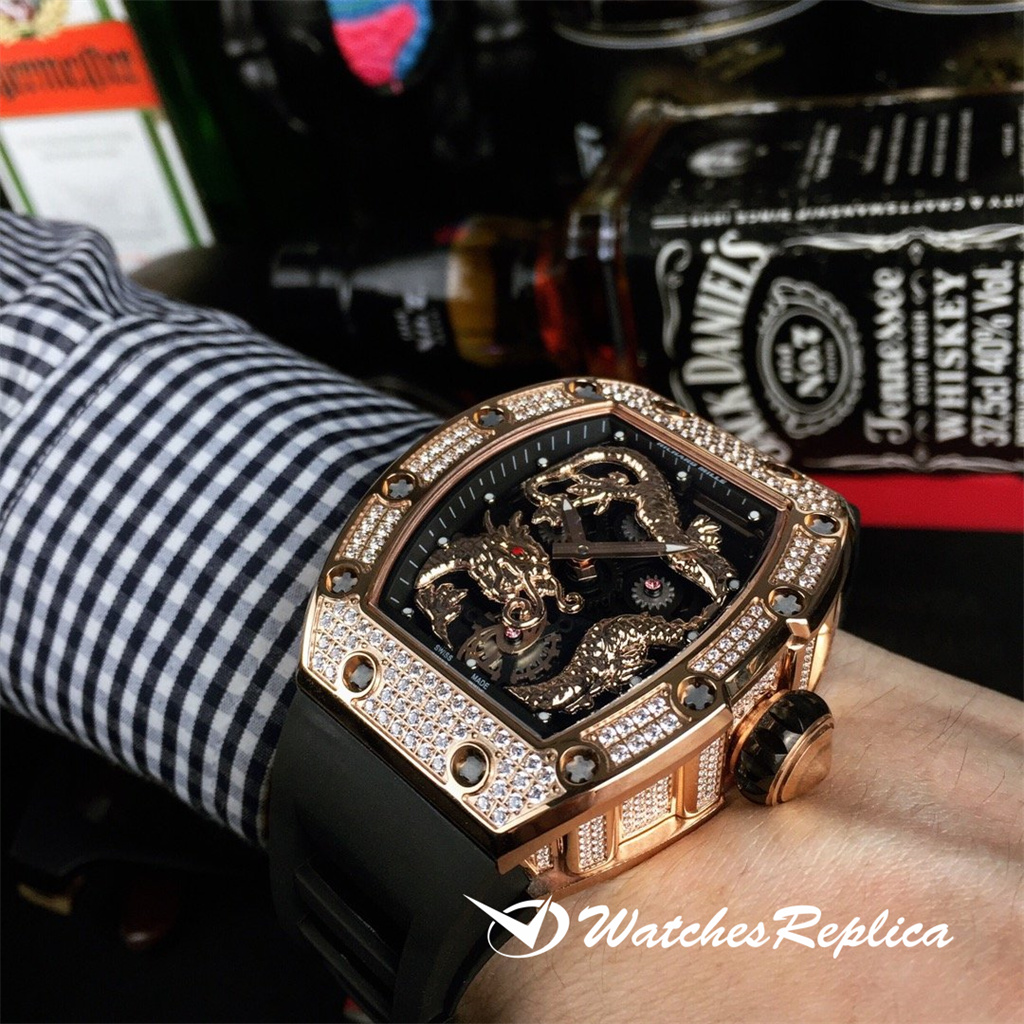 Richard Mille RM57-01 “Jackie Chan Serie” Dragon Replica Uhren ...